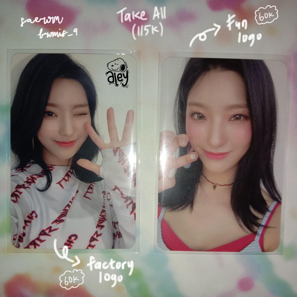 Jual saerom photocard factory logo (BOOKED) | Shopee Indonesia