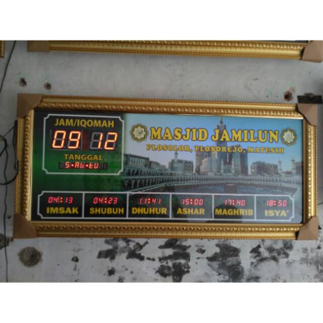 Jual jam digital masjid jadwal sholat | Shopee Indonesia