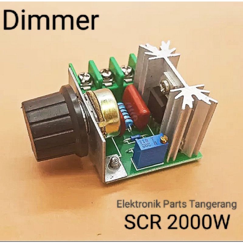 Jual DIMMER SCR 2000W REGULATOR VOLTAGE 220V AC MOTOR GURINDA BOR ...