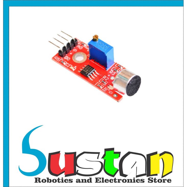 Jual High Sensitivity Microphone Sensor Module Sound Sensor for Arduino ...
