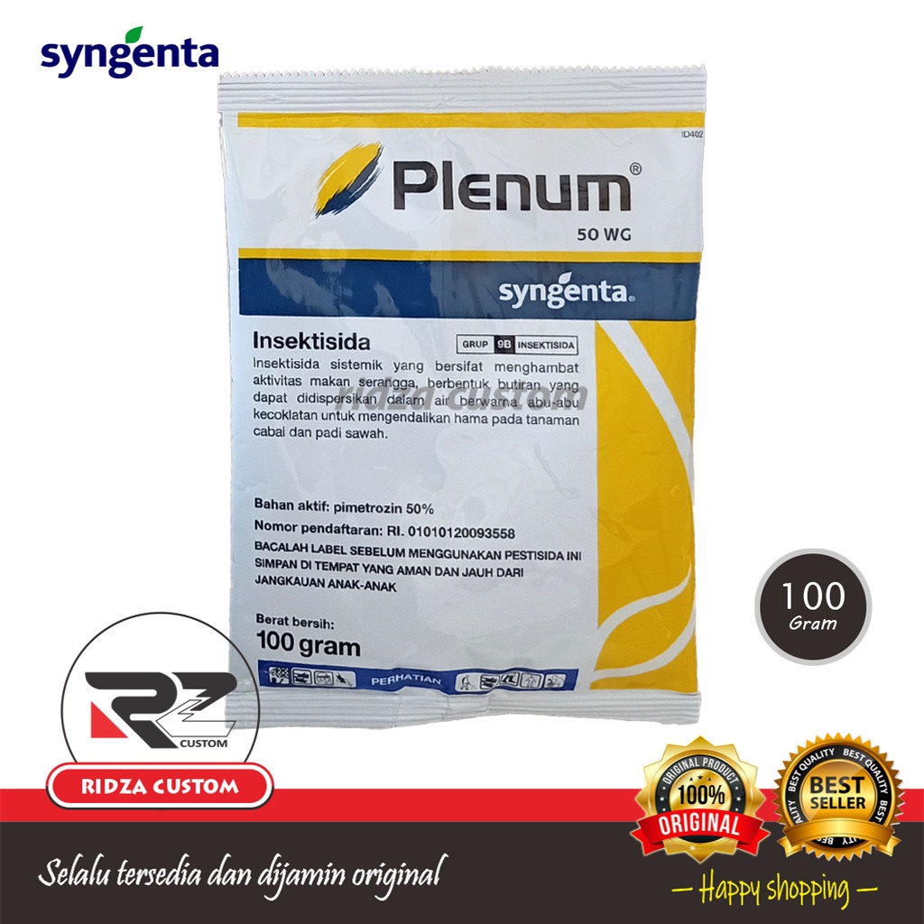Jual Plenum 50 WG 100 Gram Insektisida Pembasmi Wereng | Shopee Indonesia