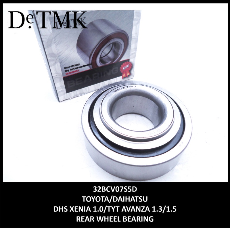 Jual BEARING RODA BELAKANG TOYOTA AVANZA DAIHATSU XENIA DETMK | Shopee ...