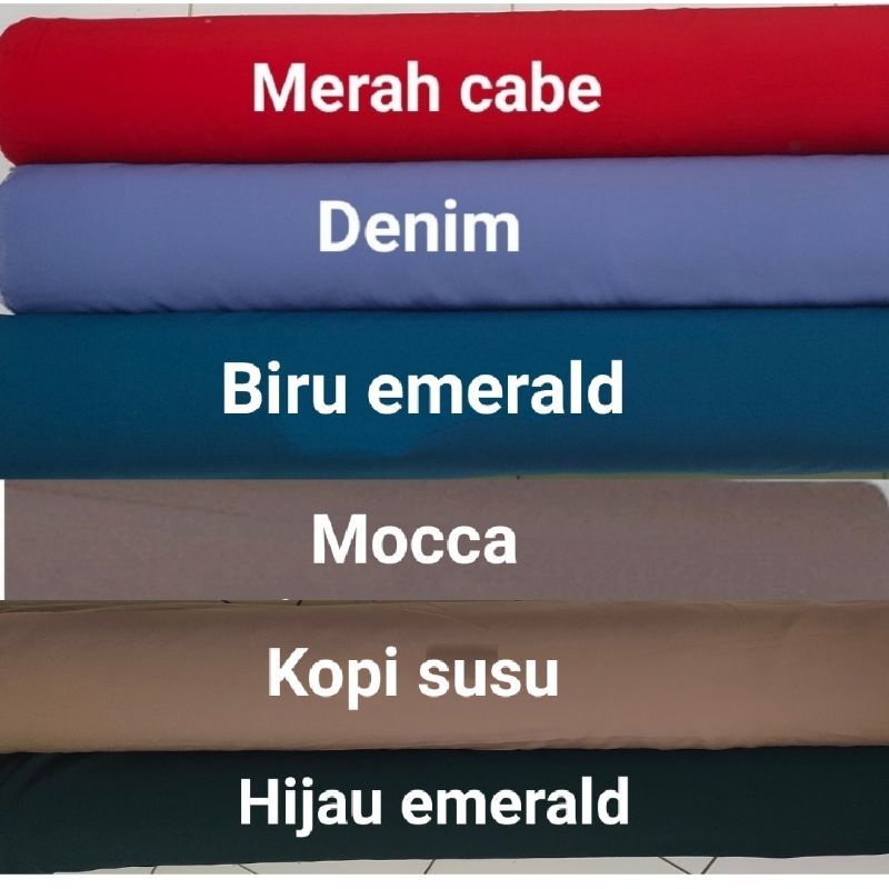 Jual Kain wolfis premium / kain woolpeach wolvis grade A harga 0,5m ...