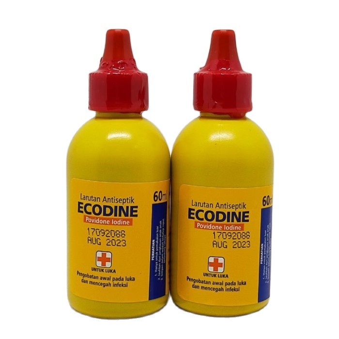 Jual Povidone Iodine Ecodine 60 ml / Povidon Iodin Ecodin 60ml | Shopee ...