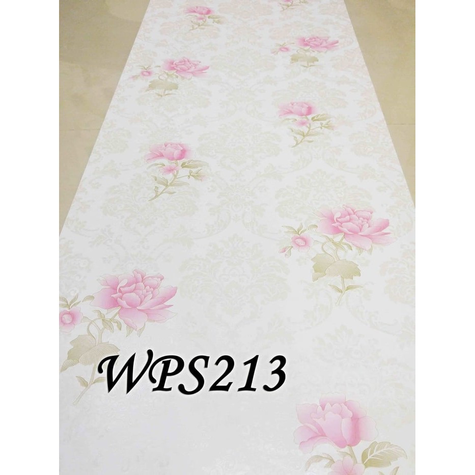 Jual Wallpaper Dinding White Soft Pink Flower ratudinding Stiker ...