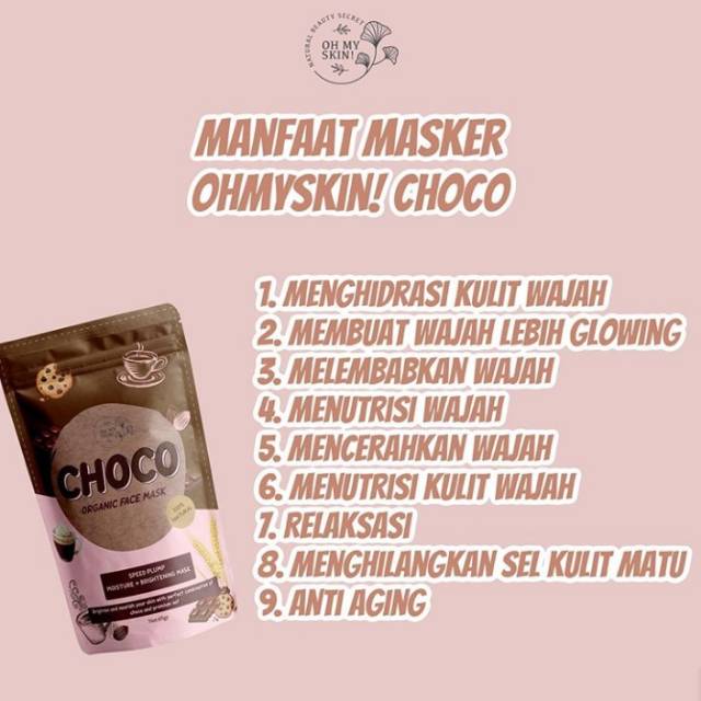 Jual Masker Choco Oh My Skin! | Shopee Indonesia