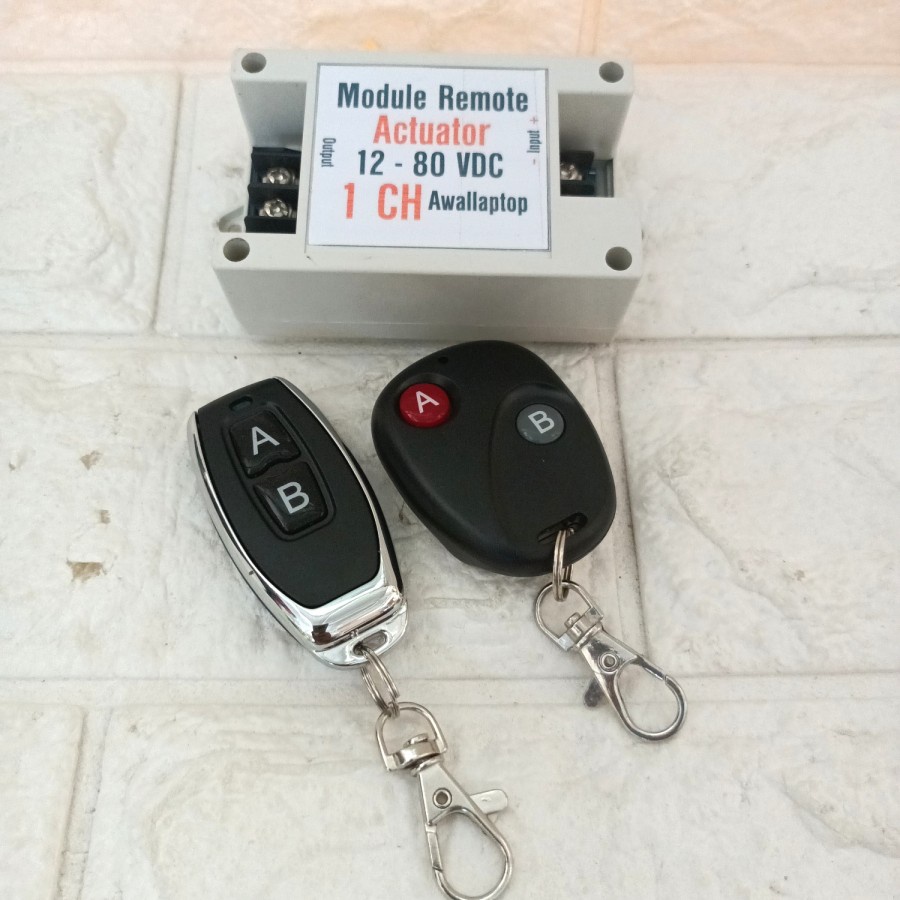 Jual remot actuator 1ch motor dc reversible 12v-80v 24v 48v wireless ...