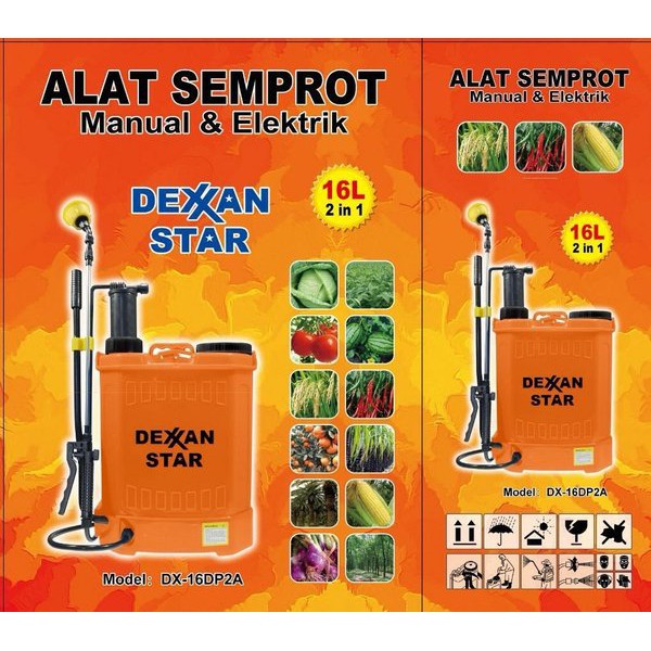 Jual tangki sprayer 2 in 1 dxx bisa manual bisa elektrik | Shopee Indonesia