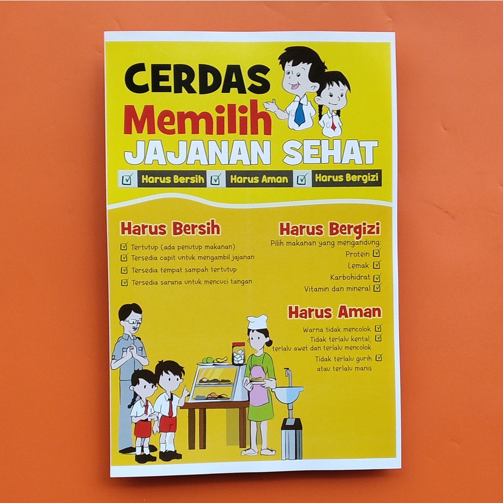 Jual Poster Jajanan Sehat - Poster Cerdas Memilih Jajanan Sehat ...