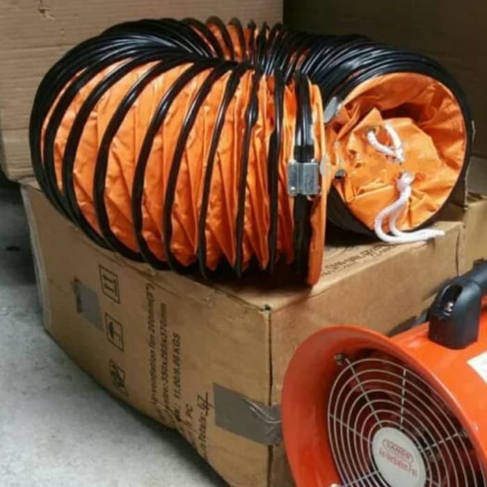 Jual Kipas Portable Ventilator Blower 12 inch SANDS +Selang Flexible 10 ...