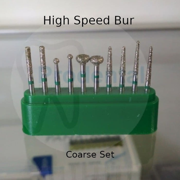 Jual Dental diamond bur gigi set bur gigi pita biru kuning merah preparation preparasi crown ...