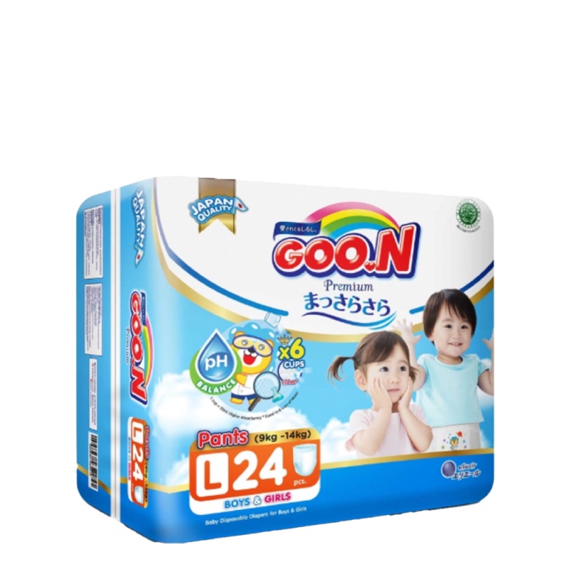 Jual GOON Premium Popok Celana Jumbo L 24 Pcs | Shopee Indonesia