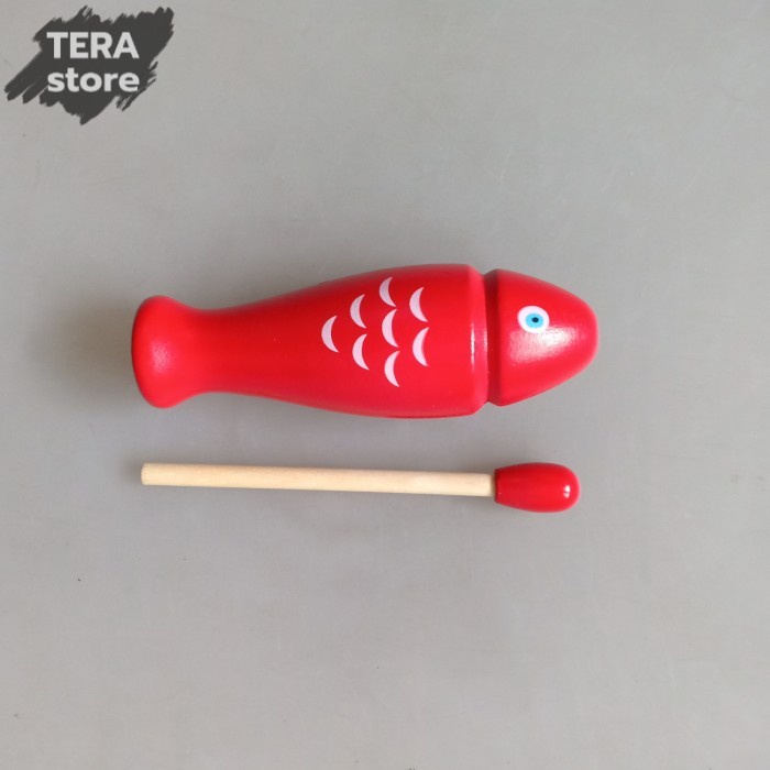 Jual portable mu yu motif ikan kayu muk yi Buddhist alat doa Budha ...