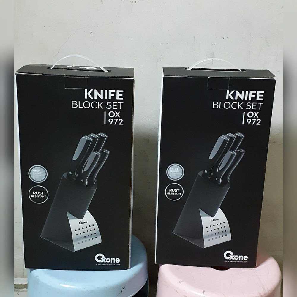 Jual Pisau set OXONE KNIFE BLOCK SET OX972 Original | Shopee Indonesia