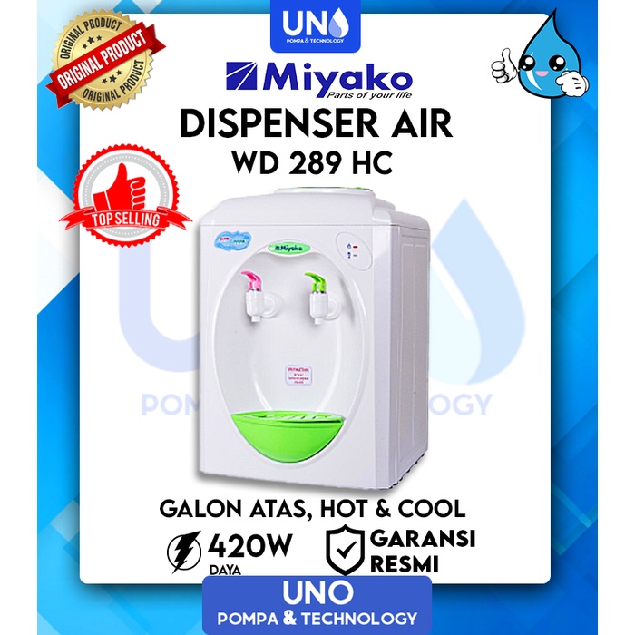 Jual Miyako Dispenser Air Water Dispenser WD-289 HC / WD289HC / WD 289 ...
