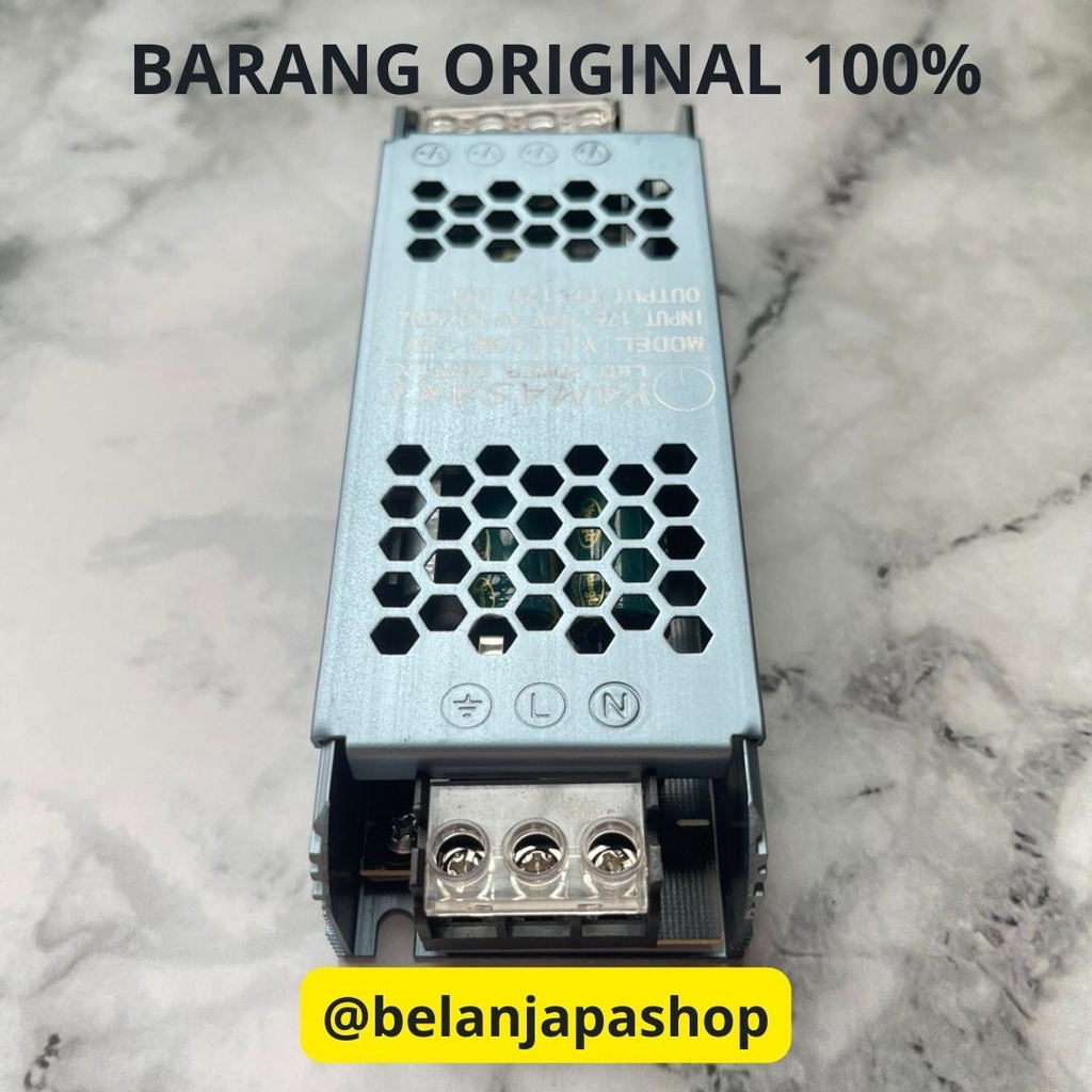 Jual YAMASAKI Trafo Adaptor Power Supply Slim 12V 10A - Blue Color ...