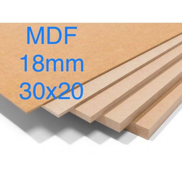 Jual papan MDF 18mm (30x20)cm, triplek MDF, papan kayu MDF, plywood MDF ...