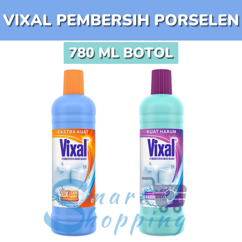 Jual VIXAL PEMBERSIH PORSELEN BOTOL 780 ML / CAIRAN PEMBERSIH / TOILET ...