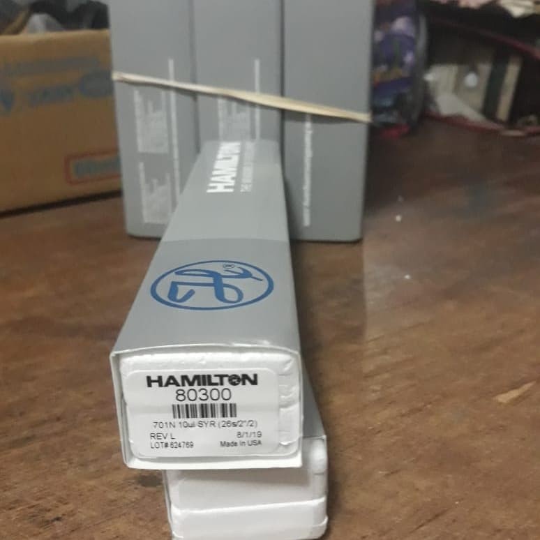 Jual Microliter Syringe 10 uL Cemented needle HAMILTON 80300 | Shopee ...