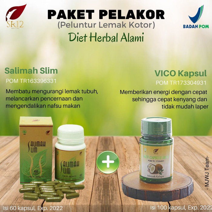 Jual PAKET AMPUH!! SALIMAH SLIM SR12/ OBAT DIET/ PENURUN BERAT BADAN ...