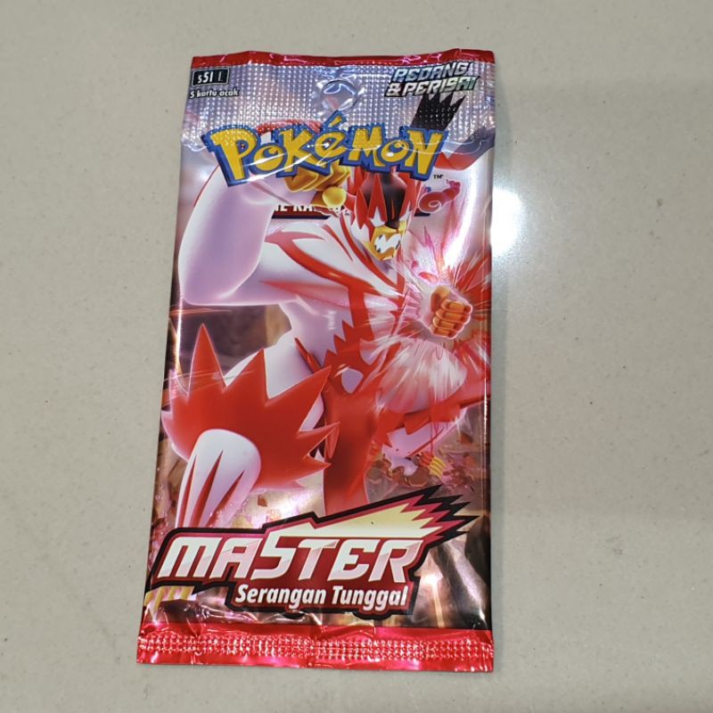 Jual kartu pokemon original pedang & perisai master serangan tunggal | Shopee Indonesia