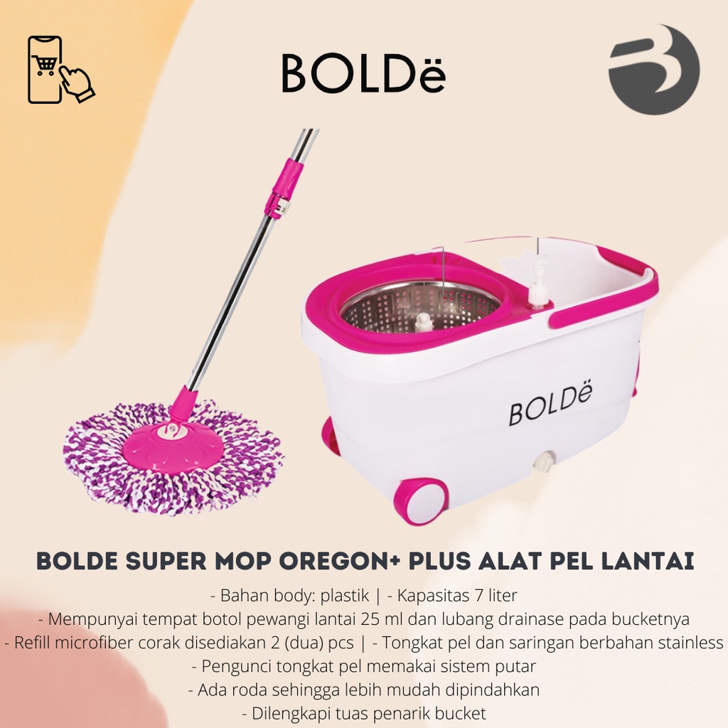 Jual BOLDE SUPER MOP OREGON+ PLUS ALAT PEL LANTAI | Shopee Indonesia