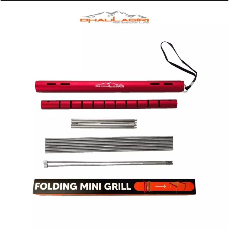 Jual folding grill mini barbeque alat panggang camping dhaulagiri ...