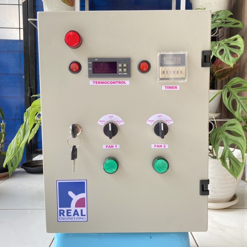 Jual Panel Blower Otomatis 2 Fan 1 Phase | Shopee Indonesia