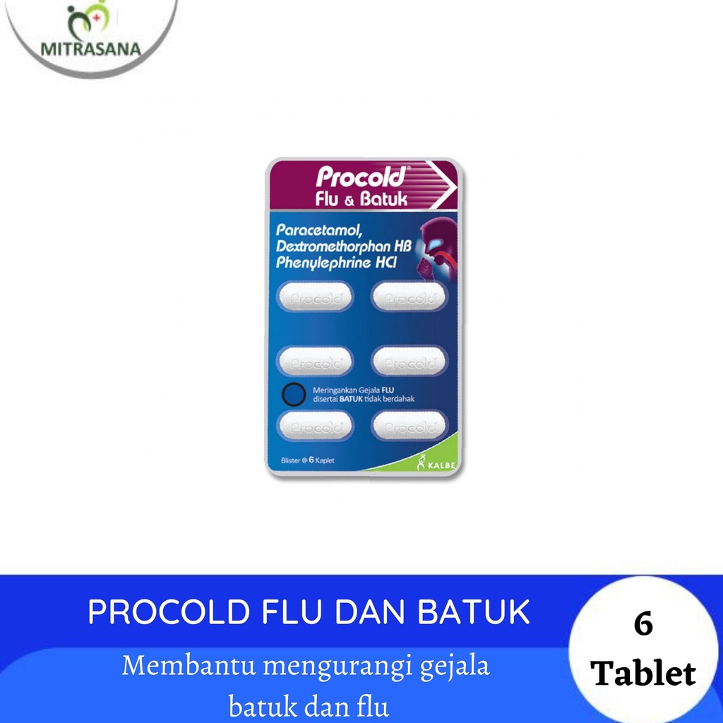 Jual Procold Flu Dan Batuk - Membantu Meredakan Gejala Batuk Dan Flu ...