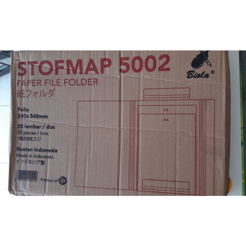 Jual stopmap kertas biola / stopmap biola / stopmap kertas / stopmap ...