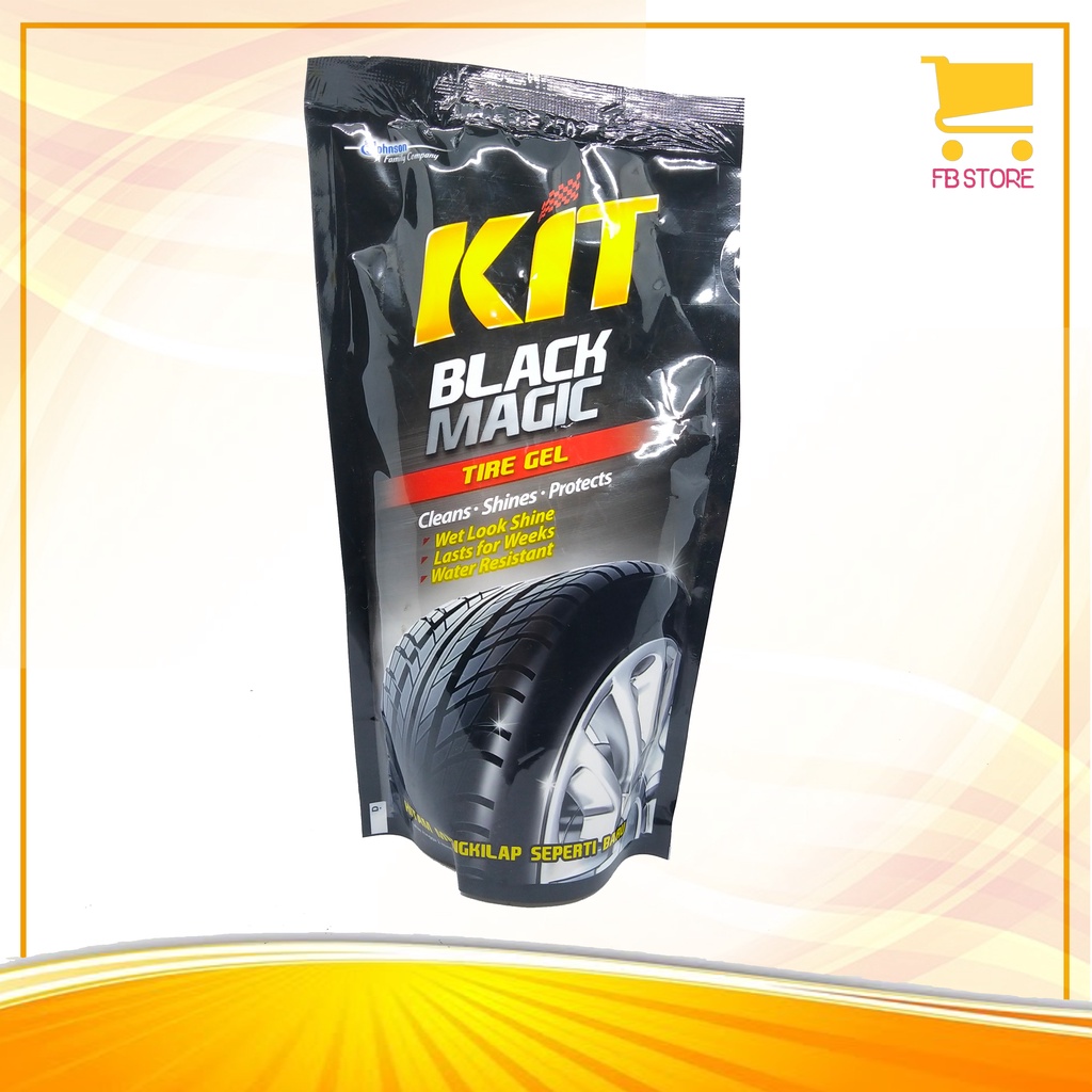 Jual KIT Black Magic Tire Gel 180ml Refill (FREE BUBBLE WRAP) | Shopee ...
