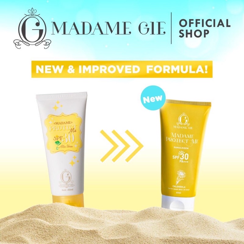 Jual MADAME GIE Protect Me SPF 30 Calendulla 60ML | Shopee Indonesia
