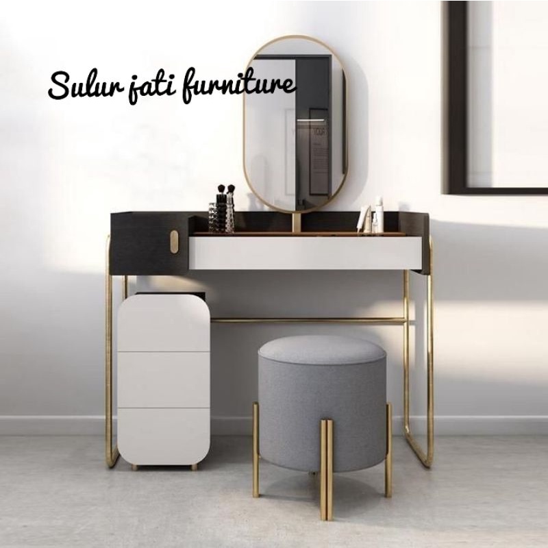 Jual meja rias 90cm custom | Shopee Indonesia