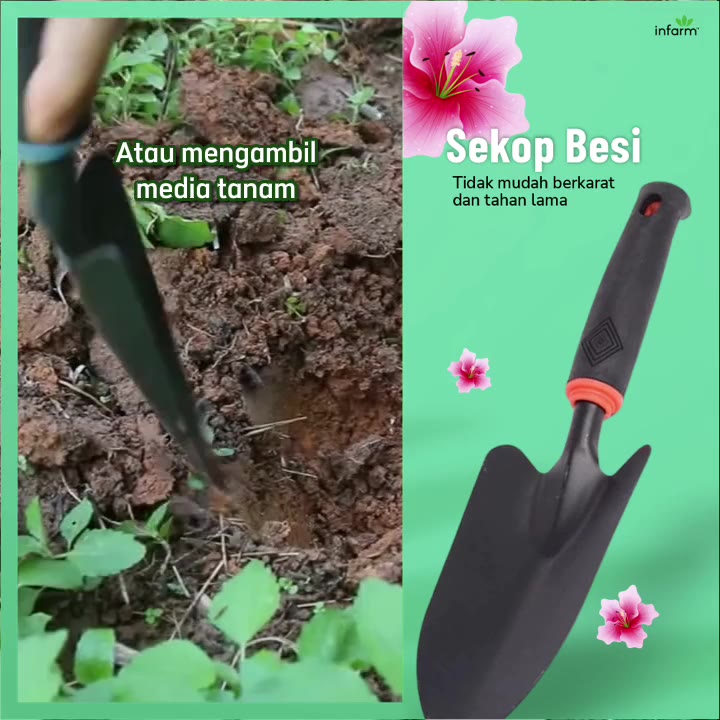 Jual INFARM - Sekop Besi Tanah Peralatan Kebun Kualitas Premium Import ...