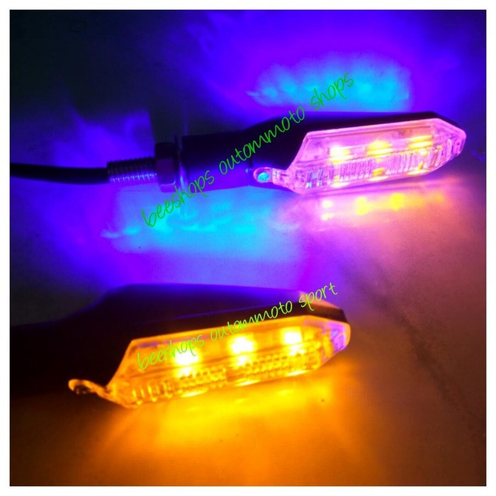 Jual Lampu Sein / Sen Led Variasi Motor - 2 Sisi 2 Warna | Shopee Indonesia