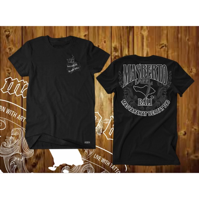 Jual T-shirt Masberto Bali (Masyarakat Bertattoo) | Shopee Indonesia