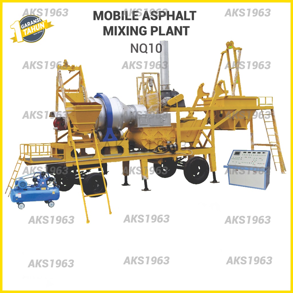 Jual Mesin Aduk Aspal - Asphalt Mixing Plant 10 Ton AMP AKS - NQ10 ...