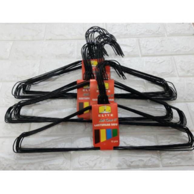 Jual HANGER STAINLESS HITAM ANTI KARAT | Shopee Indonesia
