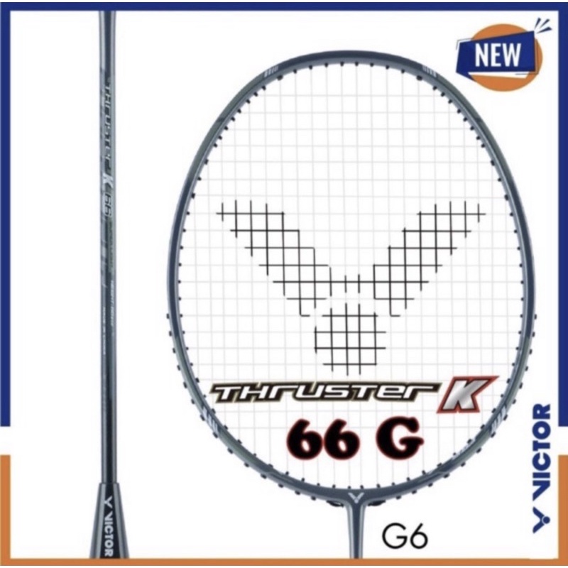 Jual New!! Raket Victor Thruster K66 / TK 66 G Original | Shopee Indonesia