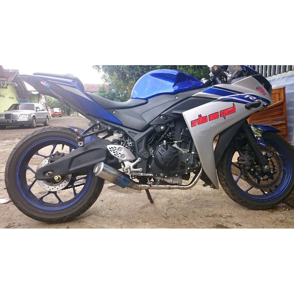 Jual Knalpot Racing Dx Gpr fullsystem underbelly yzf R25 atau Mt 25 ...