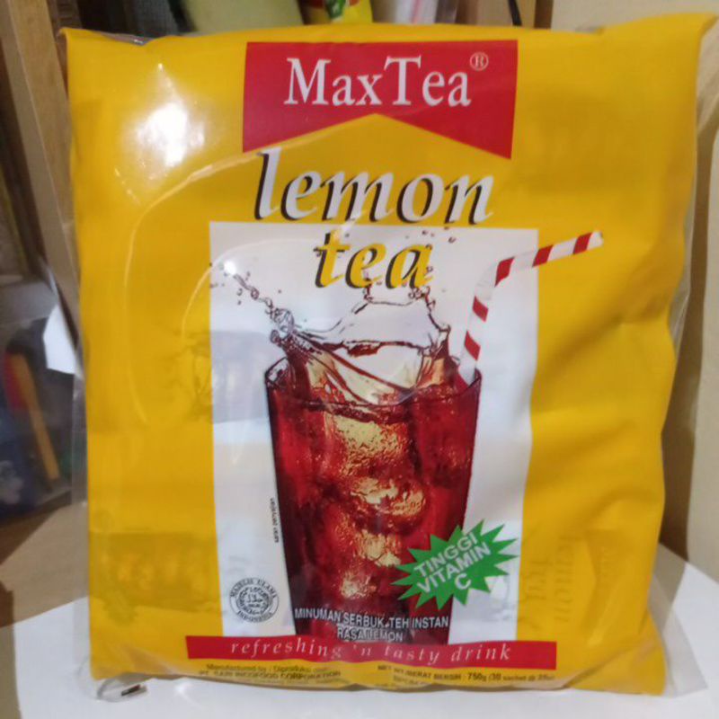 Jual MAXTEA LEMON TEA 30 sachet | Shopee Indonesia