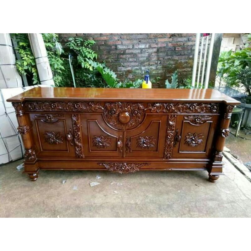 Jual Buffet Jati classic | Shopee Indonesia
