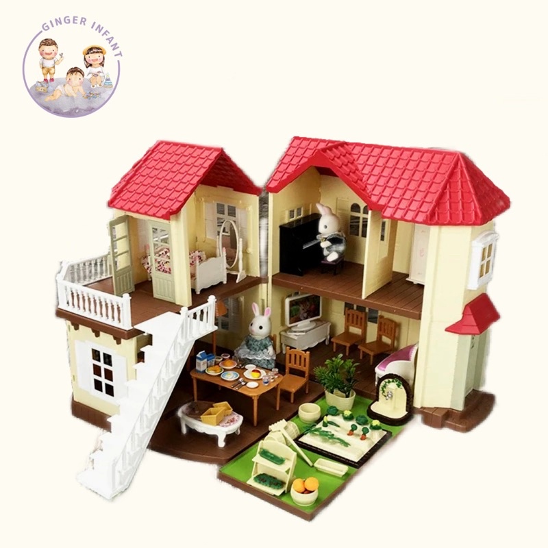 Jual santomle family playhouse mainan rumah boneka anak mainan lucu ...