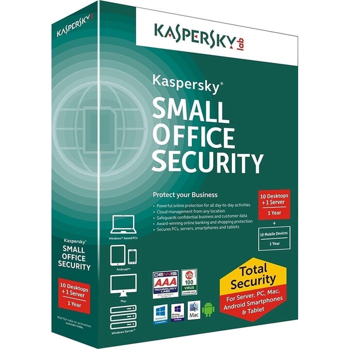 Jual Kaspersky Small Office Security (Ksos) 1 Server + 10 Client ...