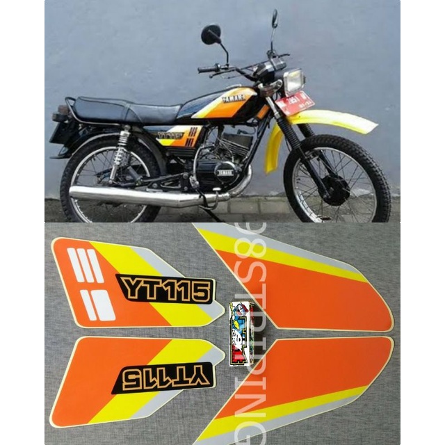 Jual STIKER YT 115 1995 STRIPING LIS STANDAR ORI YAMAHA YT115 | Shopee ...