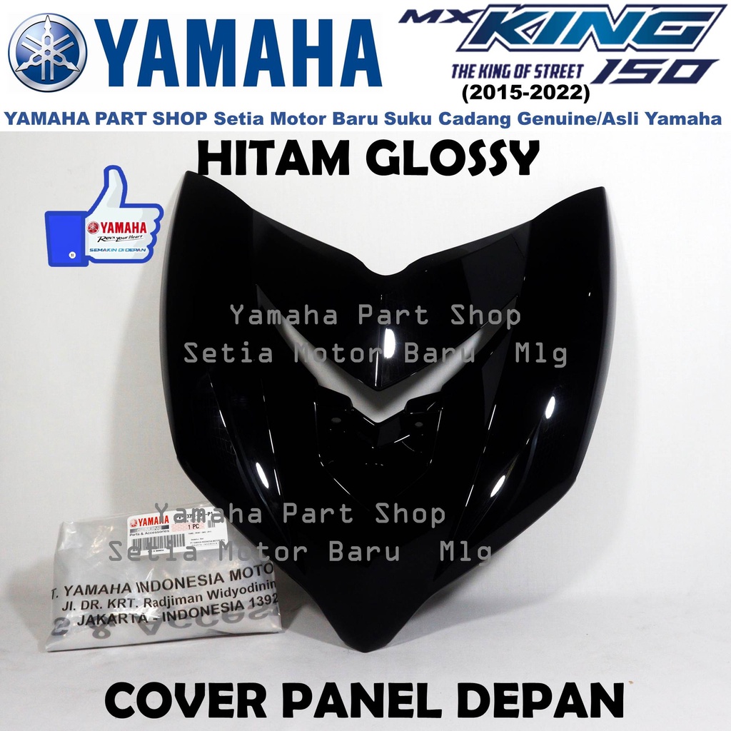 Jual Front Panel Tameng Depan Hitam Glossy Black Metallic Motor Mxking ...
