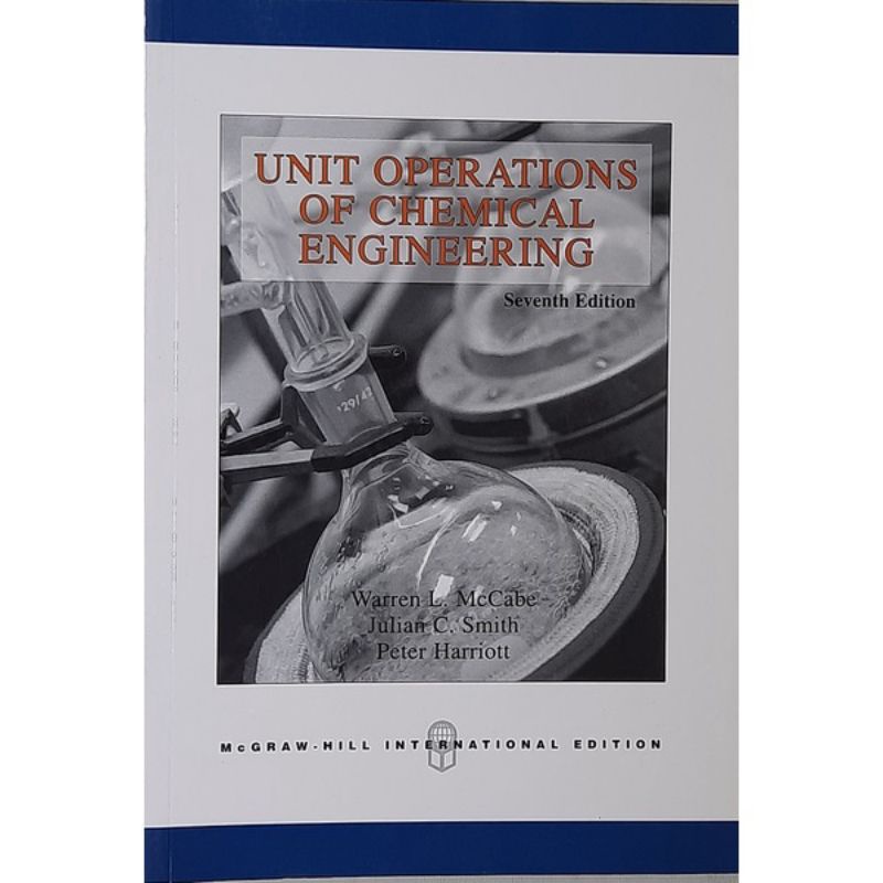 Jual Unit Operations Of Chemical Engineering 7e - Warren L McCabe ...