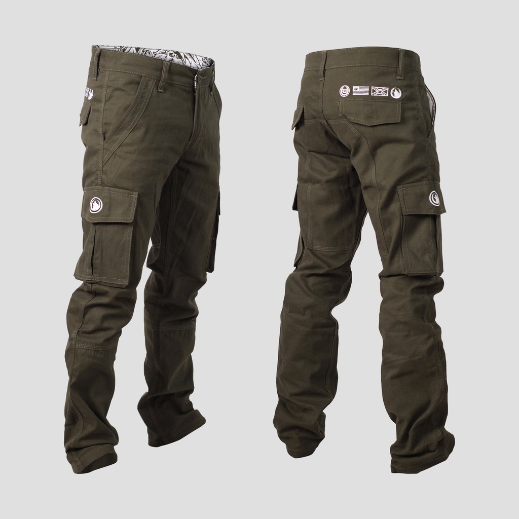 Jual Eastern Wolves - Cargo Volver Olive Long | Shopee Indonesia