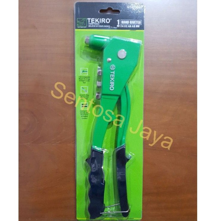 Jual Tang Rivet / Hand Riveter (2,4-4,8 mm mili) Tekiro | Shopee Indonesia