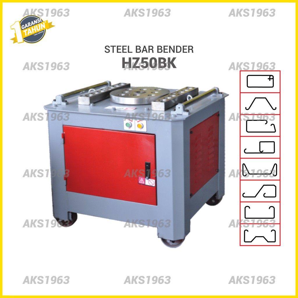 Jual Mesin Penekuk Pembengkok Besi Beton 40mm Steel Bar Bender 4 Kw 3 ...